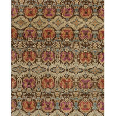 Samad Rugs Vogue Ikat Hand-Knotted Wool Area Rug | Perigold