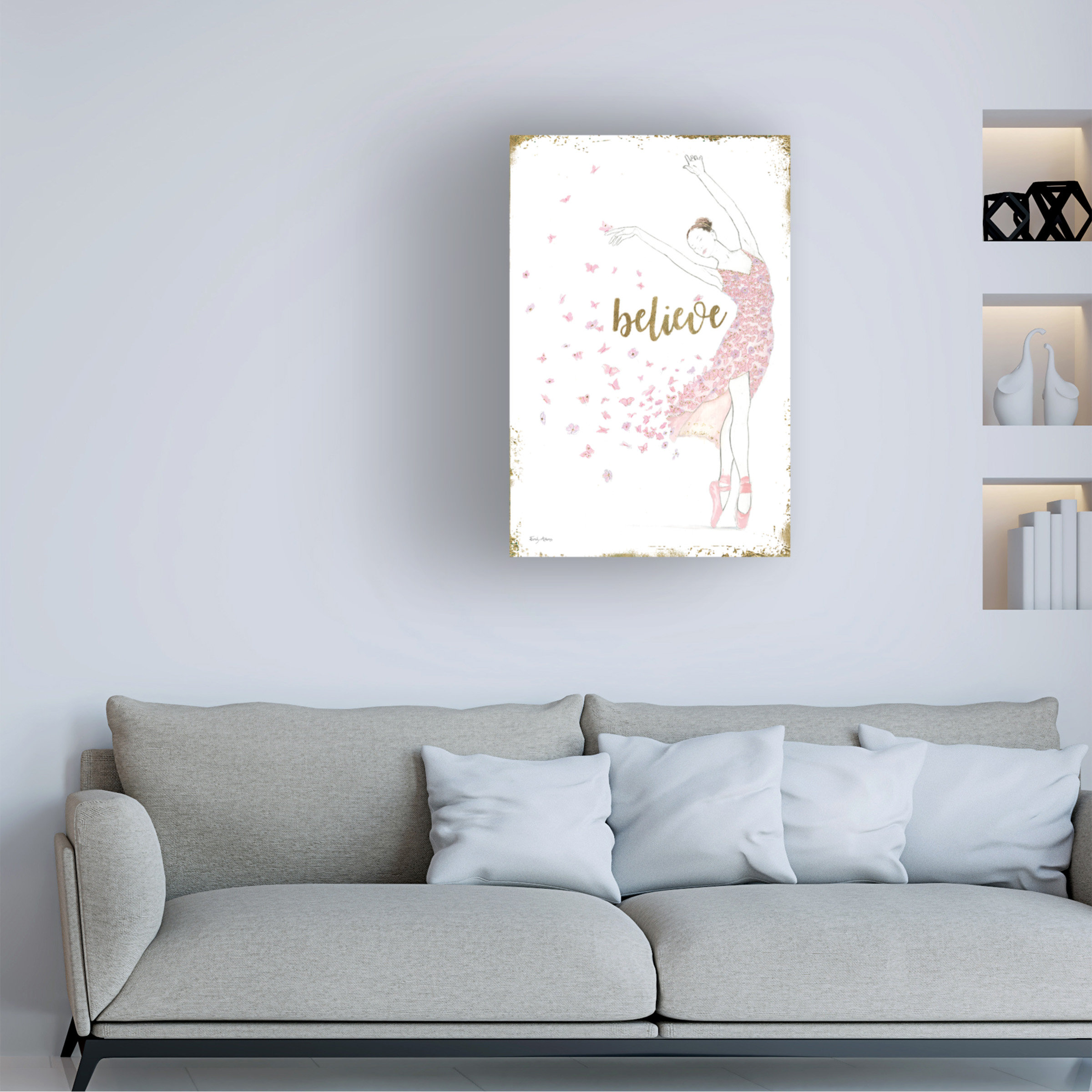 House of Hampton® Dream Dancer I by Emily Adams - Wrapped Canvas ...