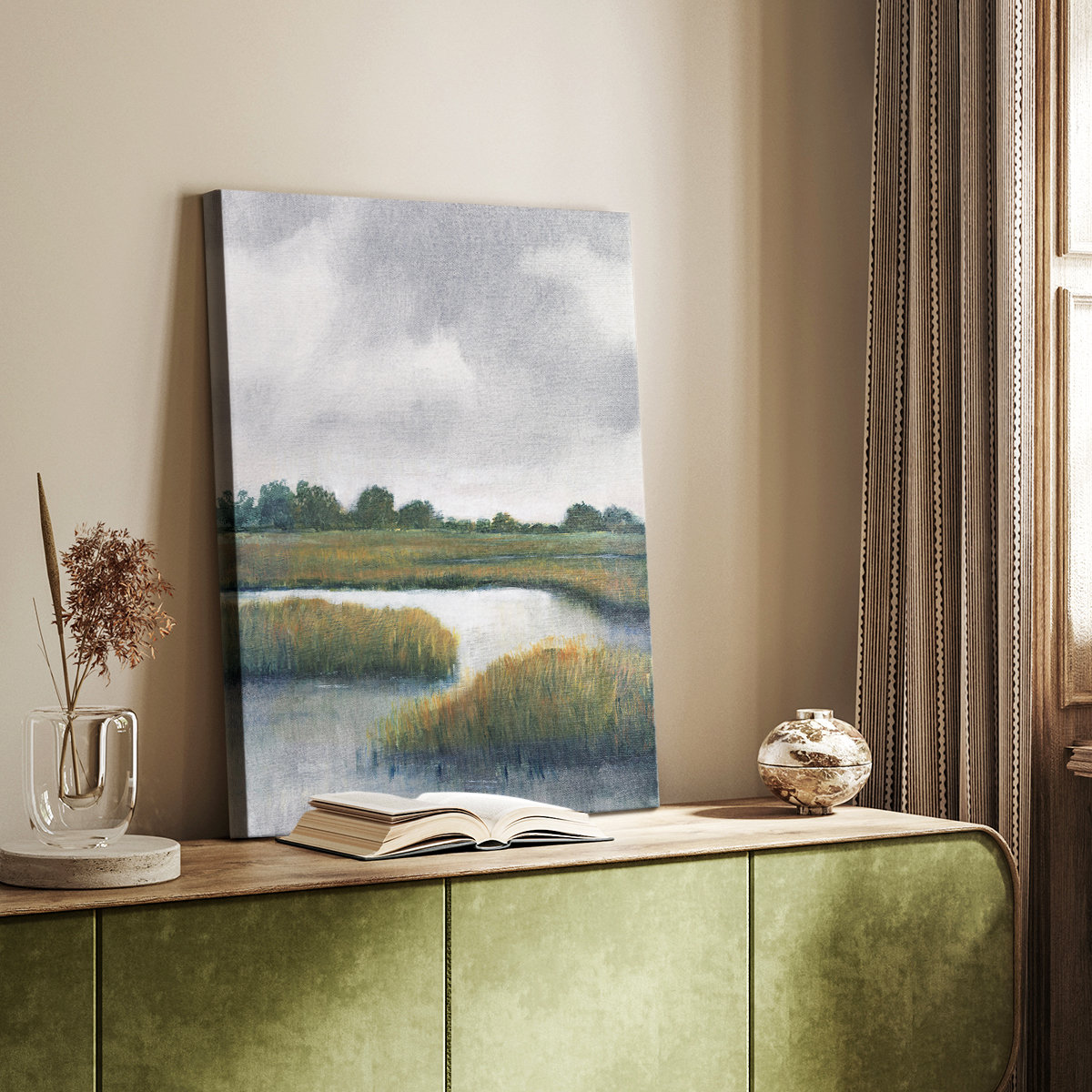 Lark Manor™ Salt Marshes I -Gallery Wrapped Cavas | Wayfair