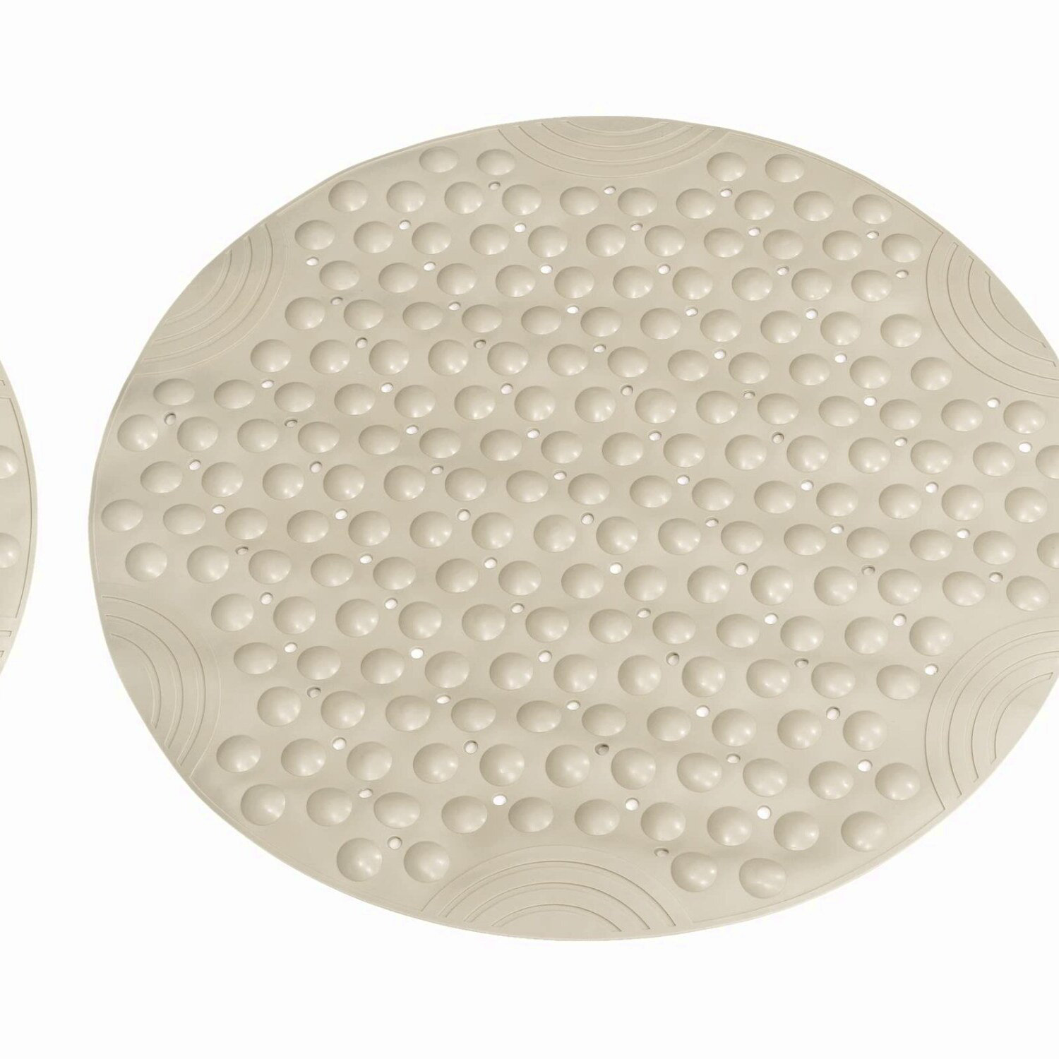 Latitude Run® RoundSafe PVC Shower Mat - with Drain Holes & Suction ...