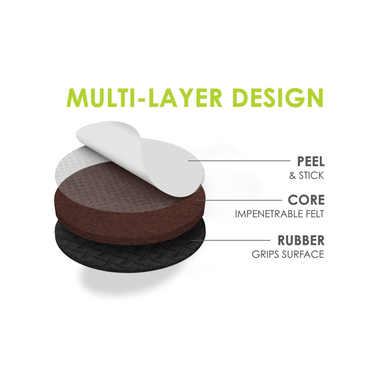 Slipstick Gorillapads Cb147 Non Slip Furniture Pads/Gripper Feet (Set ...