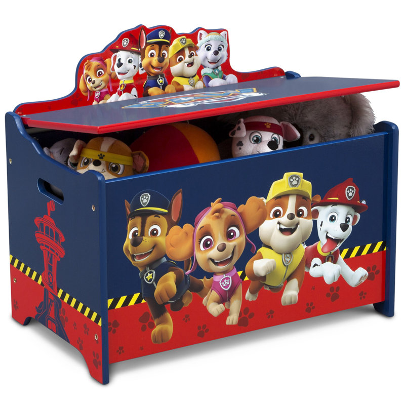Delta Children Nick Jr. Paw Patrol Deluxe Delta Children Toy Box ...