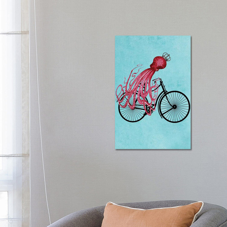Happy Larry Octopus On Bicycle | Wayfair.co.uk