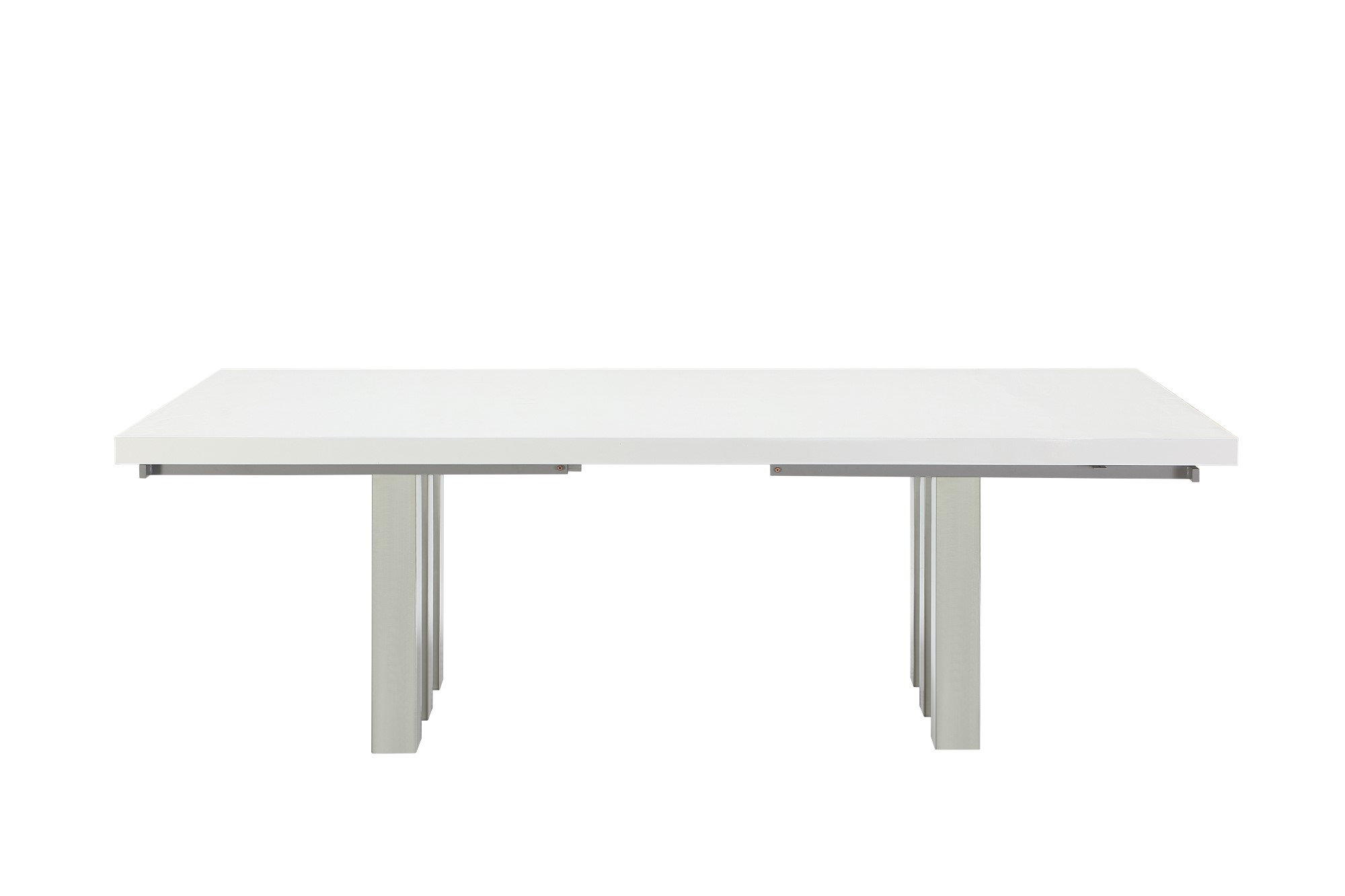 Orren Ellis Roma White Lacquer Table | Wayfair