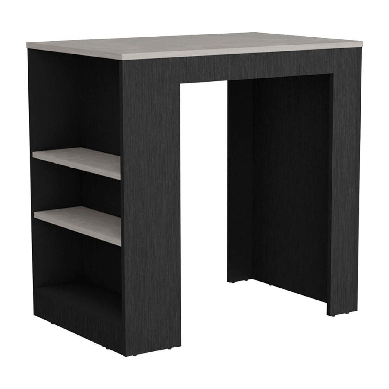 Ebern Designs Harlan Kitchen Island, Counter Height Table Top With 3 ...