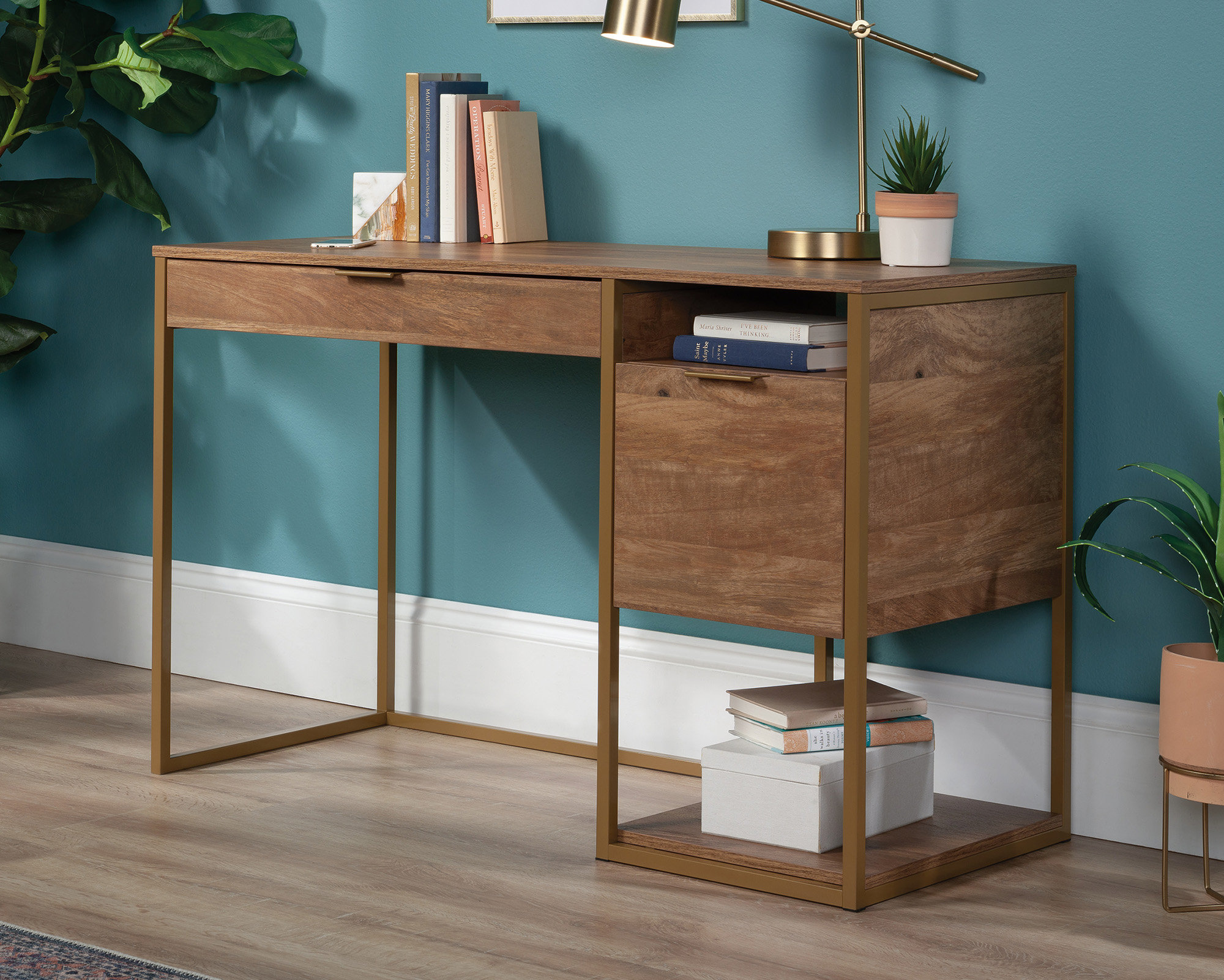 Sauder International Lux Desk | Wayfair