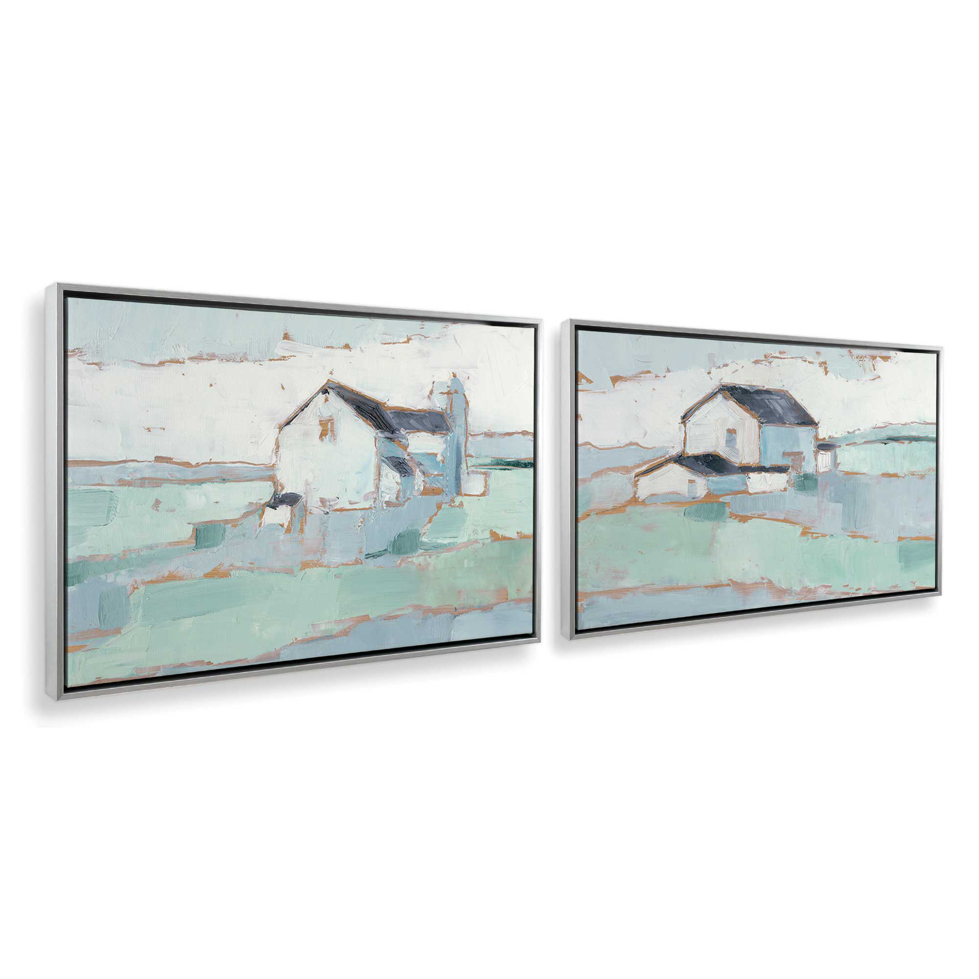 August Grove® Farmhouse on Open Fields Set of 2 | Wayfair