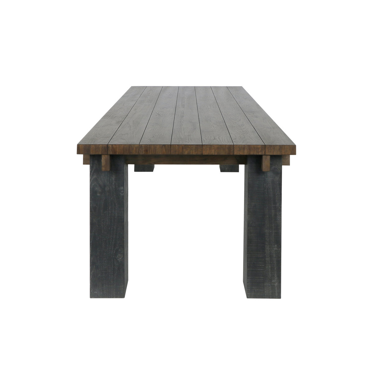 Classic Home Duncan 90" Reclaimed Solid Wood Farmhouse Dining Table In ...