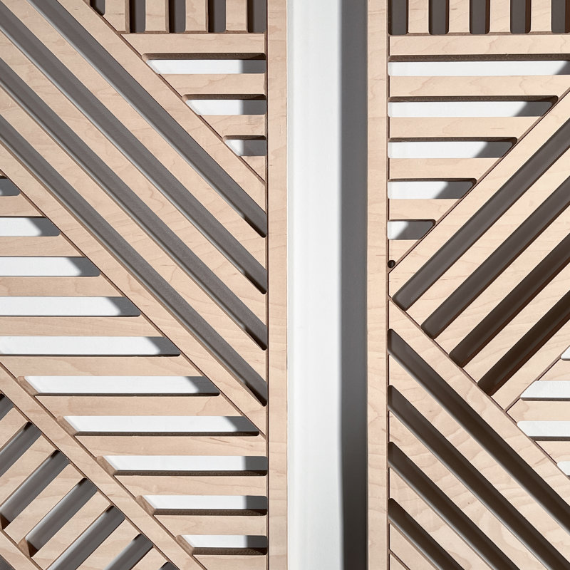 Other Furniture Geometric Cutouts Wood Wall Art | Wayfair