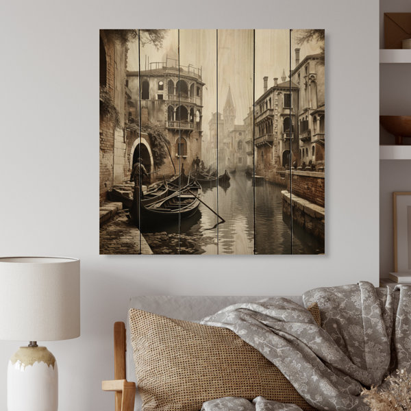 Red Barrel Studio® Kaywan " Beige Canal Ancient Watercourse Slate II ...