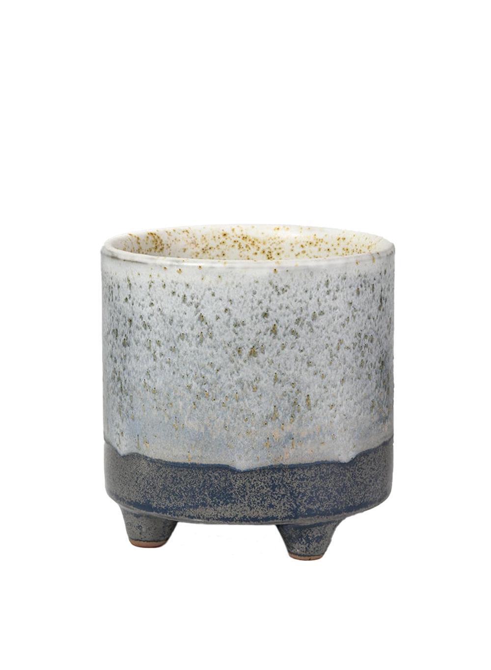 Dakota Fields Small Speckled Java Planter Pot, Ceramic Cachepot For ...
