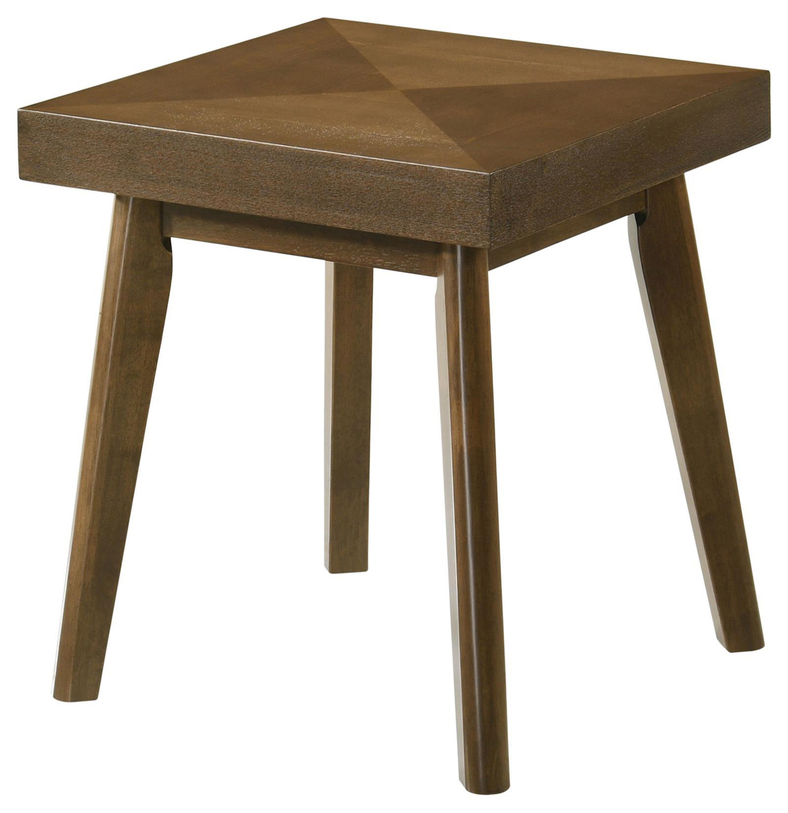 George Oliver Noblitt Walnut Brown Square End Table | Wayfair