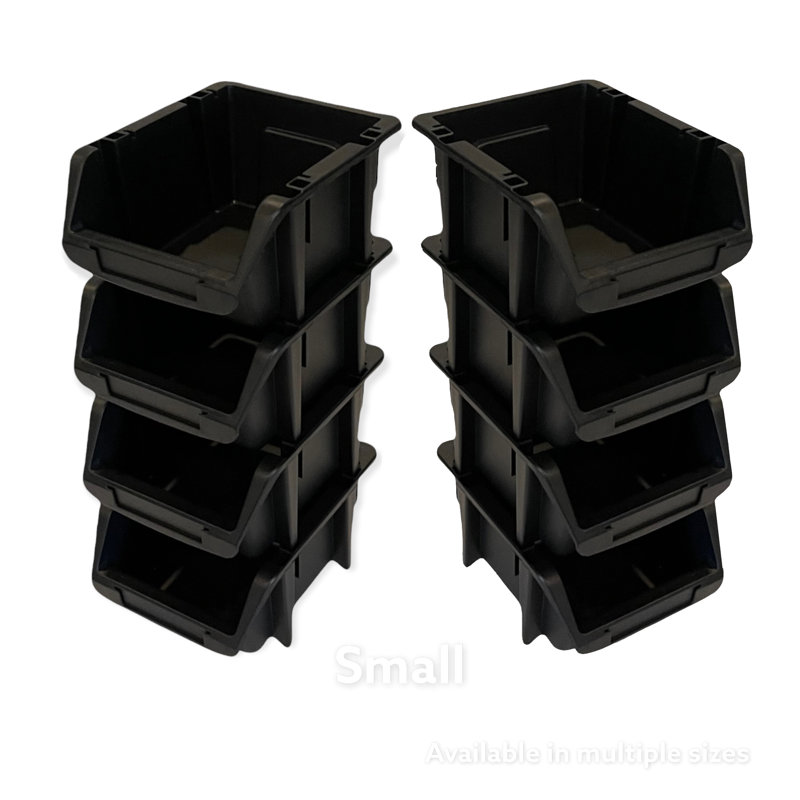 Rebrilliant 4 PACK LARGE Size Stacking Bin Set, Made From Recycled ...