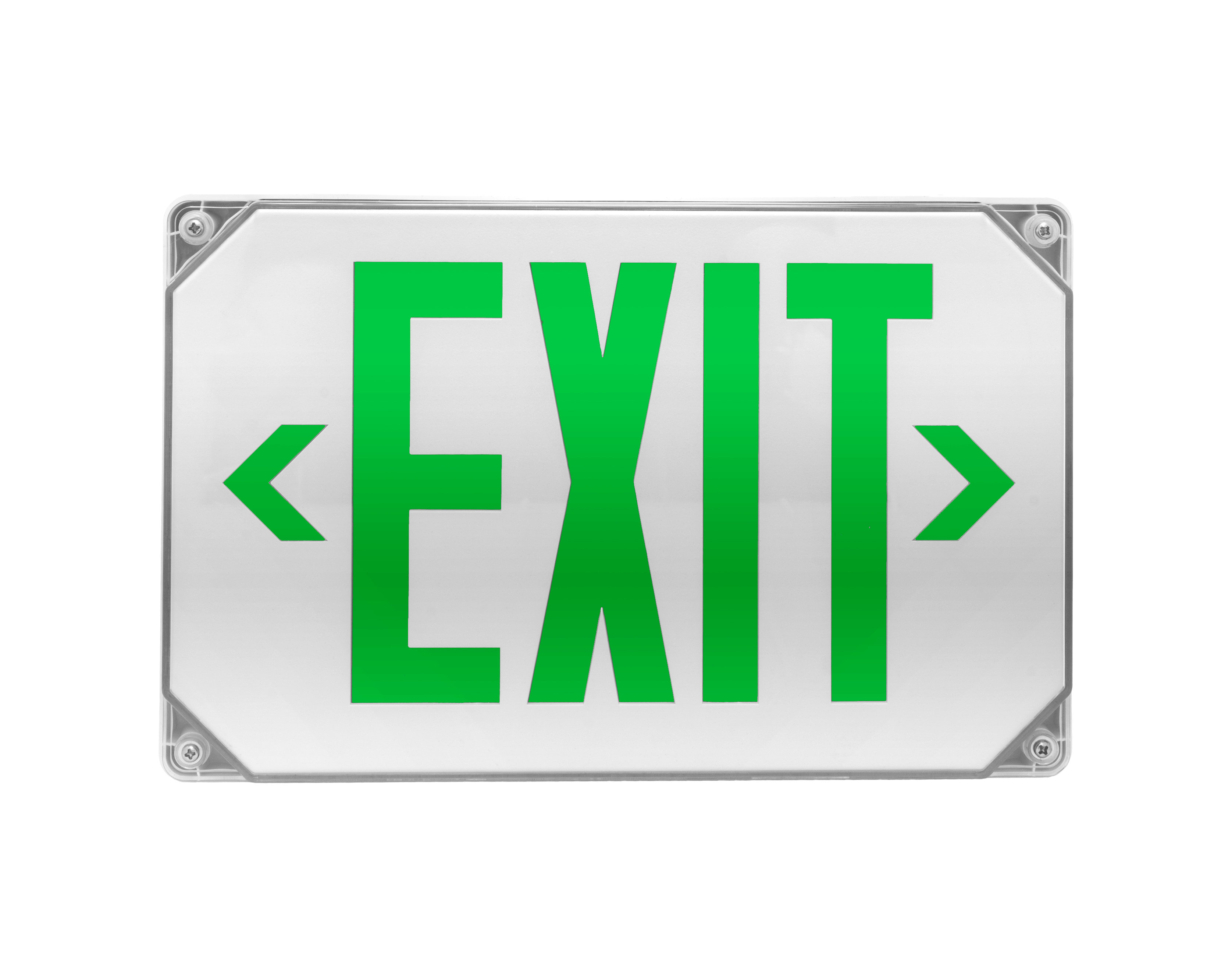 NICOR Lighting Thermoplastic LED Double Sided Exit Sign - Wayfair Canada