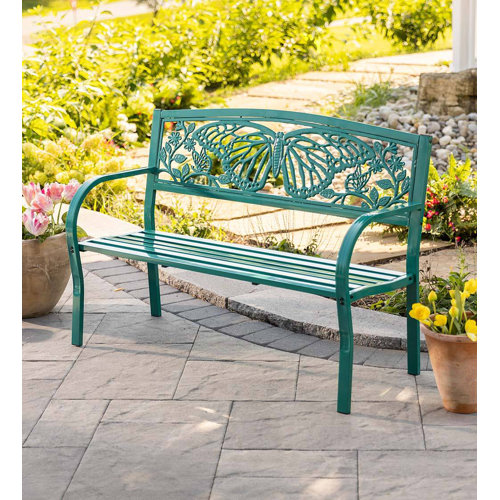 Garden Outdoor Benches You'll Love | Wayfair