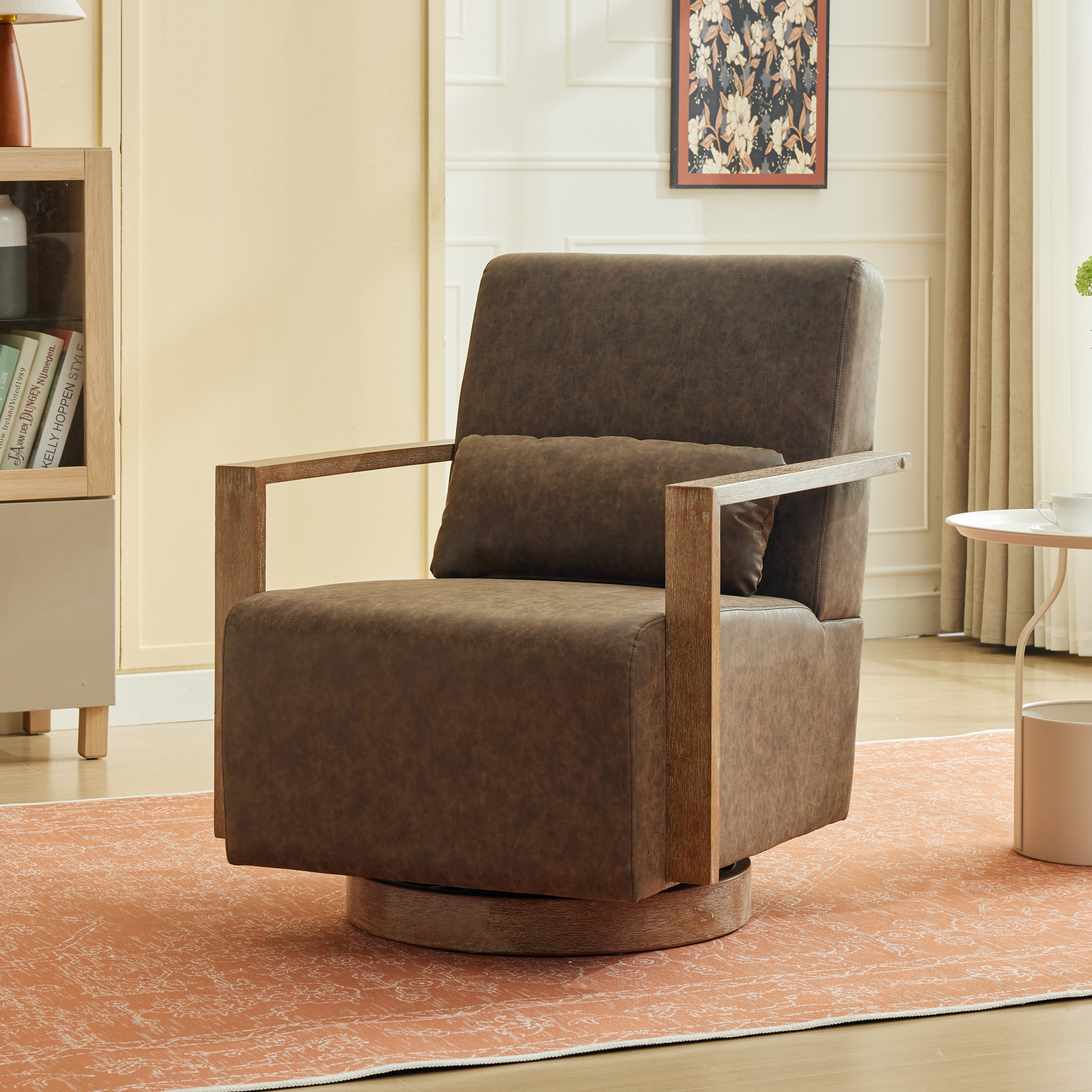 Ebern Designs Ahmid Swivel Armchair - Wayfair Canada
