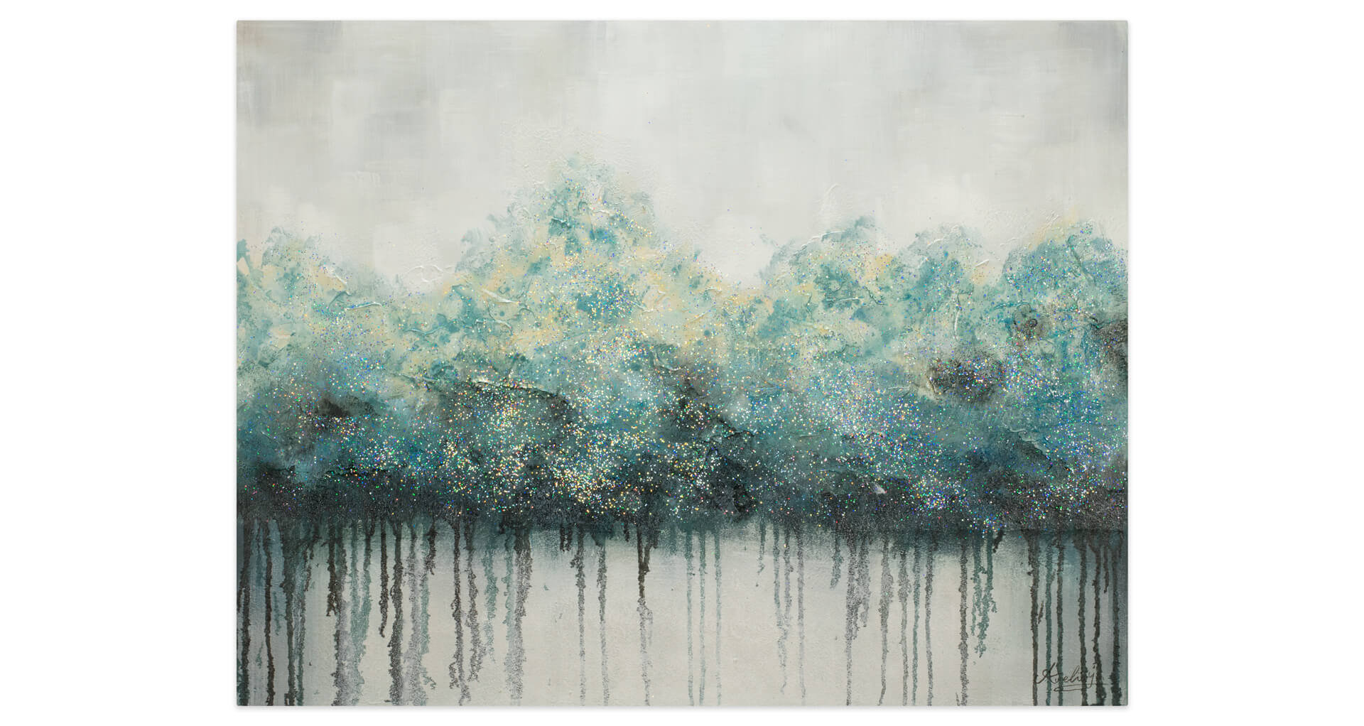 Alpen Home Impermeable Forest Hand -Painted Acrylic Painting | Wayfair ...