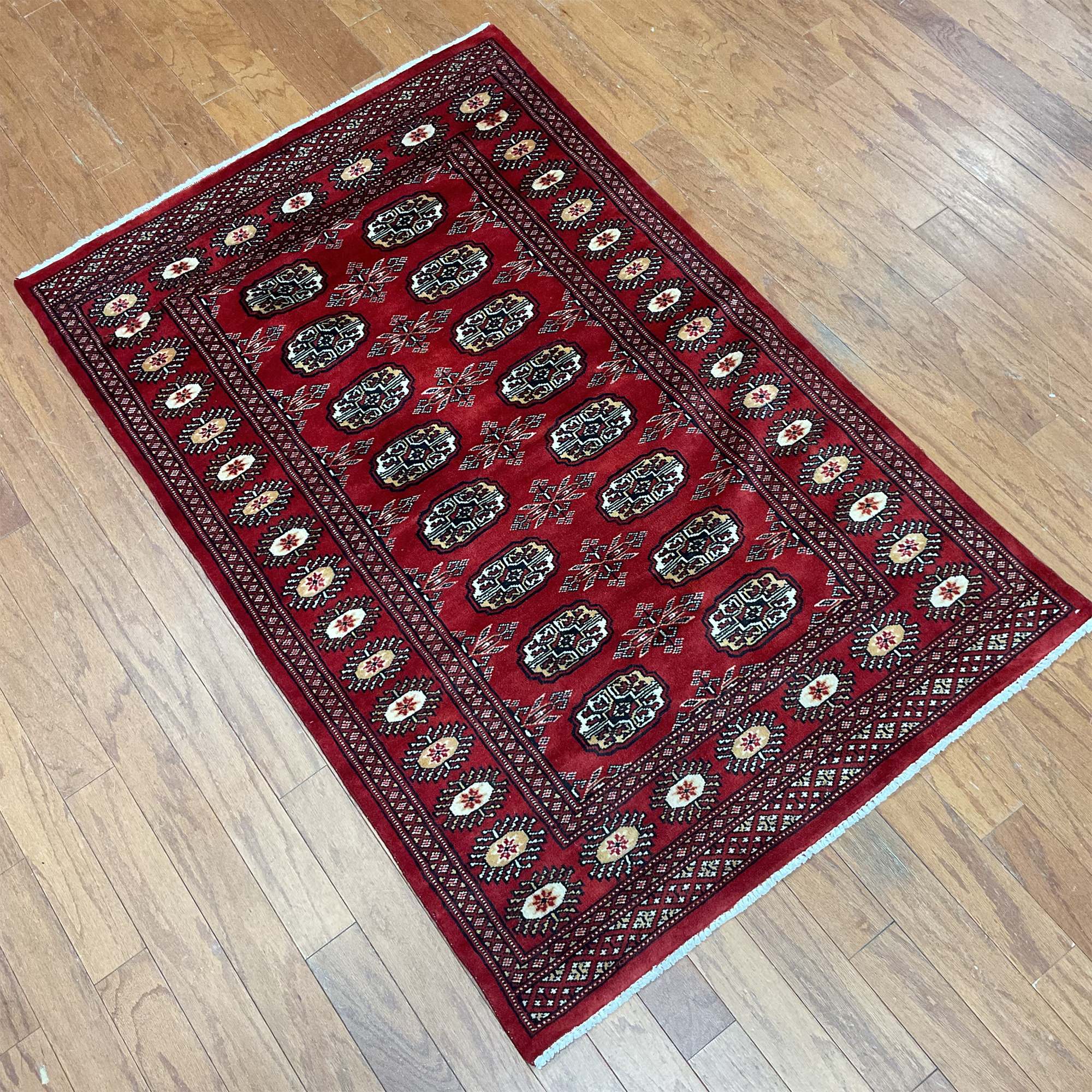 Bloomsbury Market Handmade Bokhara Wool Rug | Wayfair