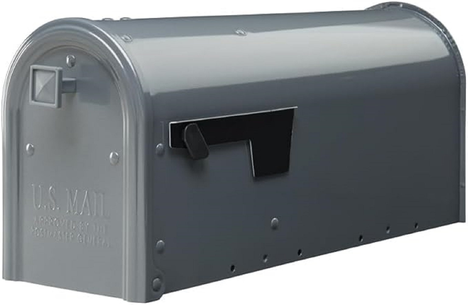 RIZPET Mailboxes Edson Galvanized Steel Post Mount Mailbox ...