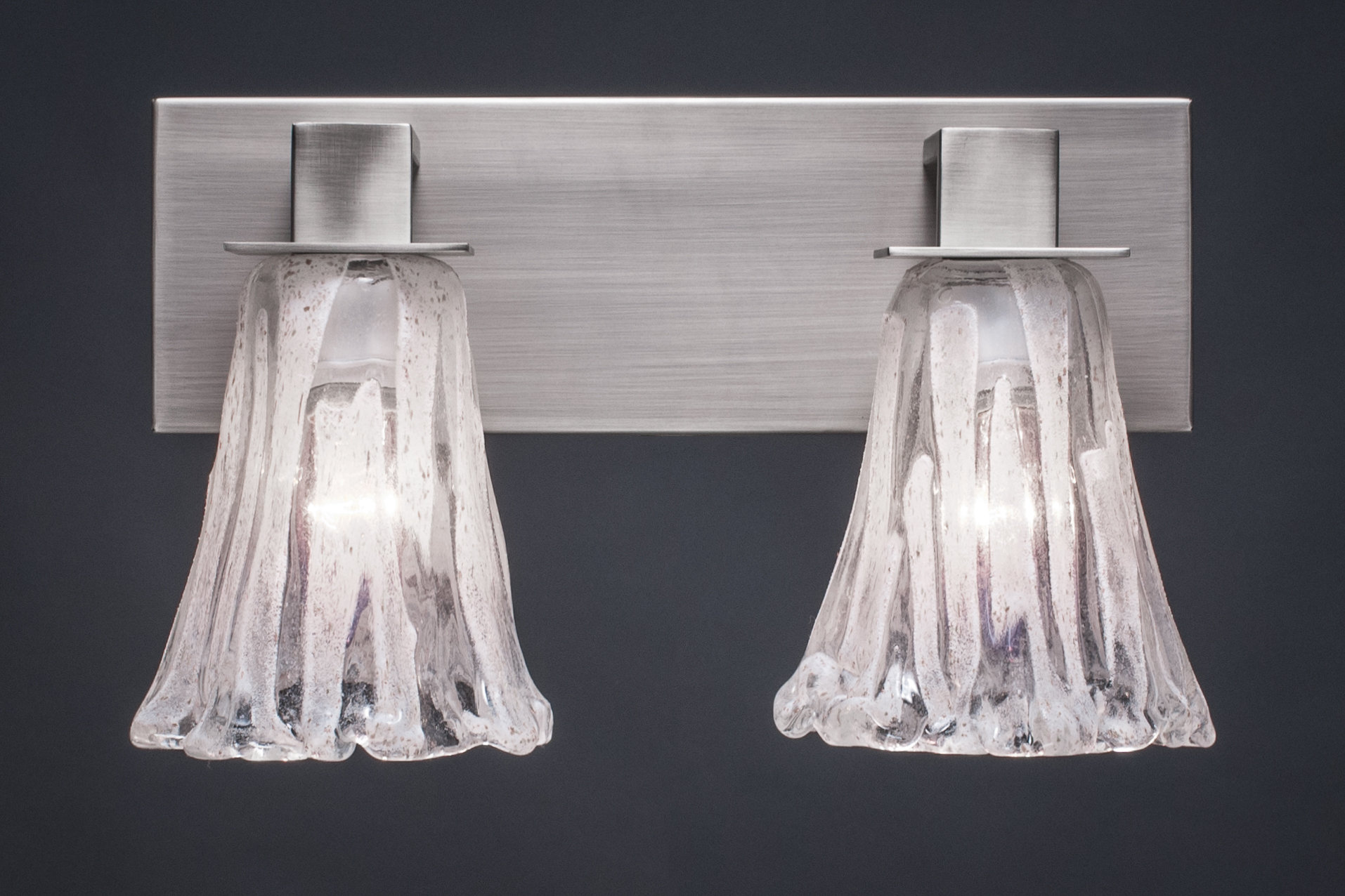 Red Barrel Studio® Apollo 2 Light Bath Bar Shown In Graphite Finish ...