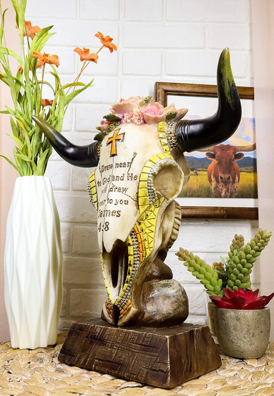 Union Rustic Boo Inspirational Christian Bible Bust - Wayfair Canada