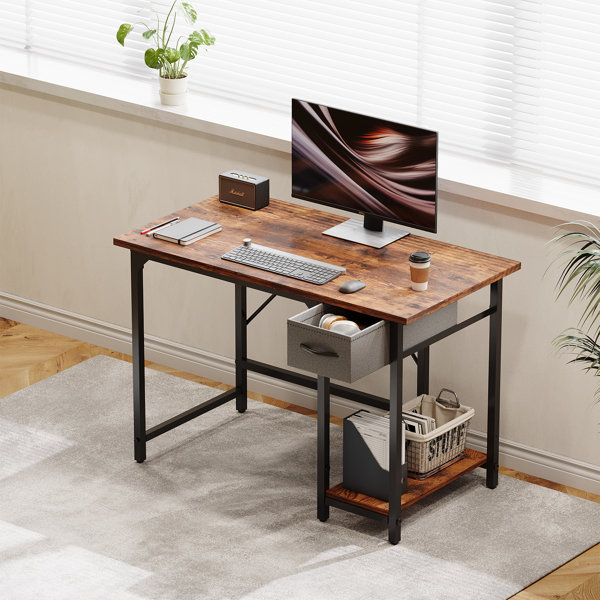 Maxway Furniture Metal Base Computer Desk | Wayfair.co.uk