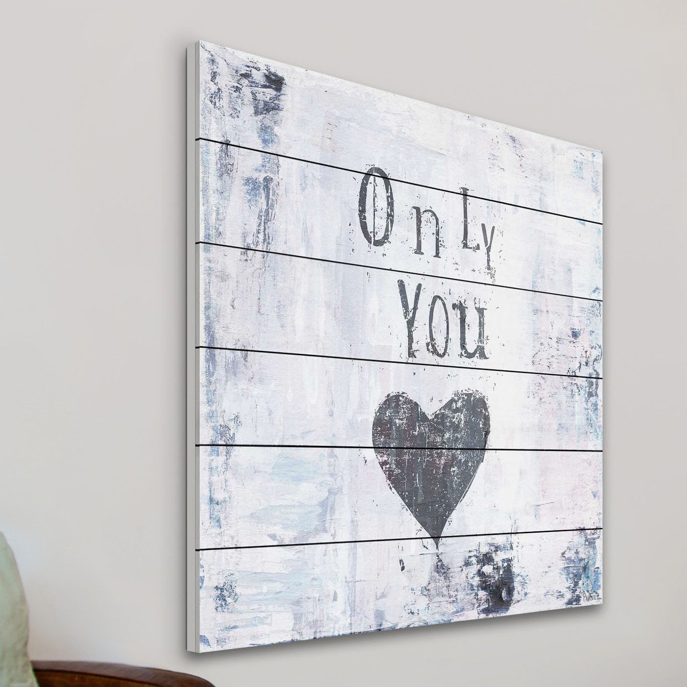 Parvez Taj Only You by Parvez Taj - Textual Art Print on Wood - Wayfair ...