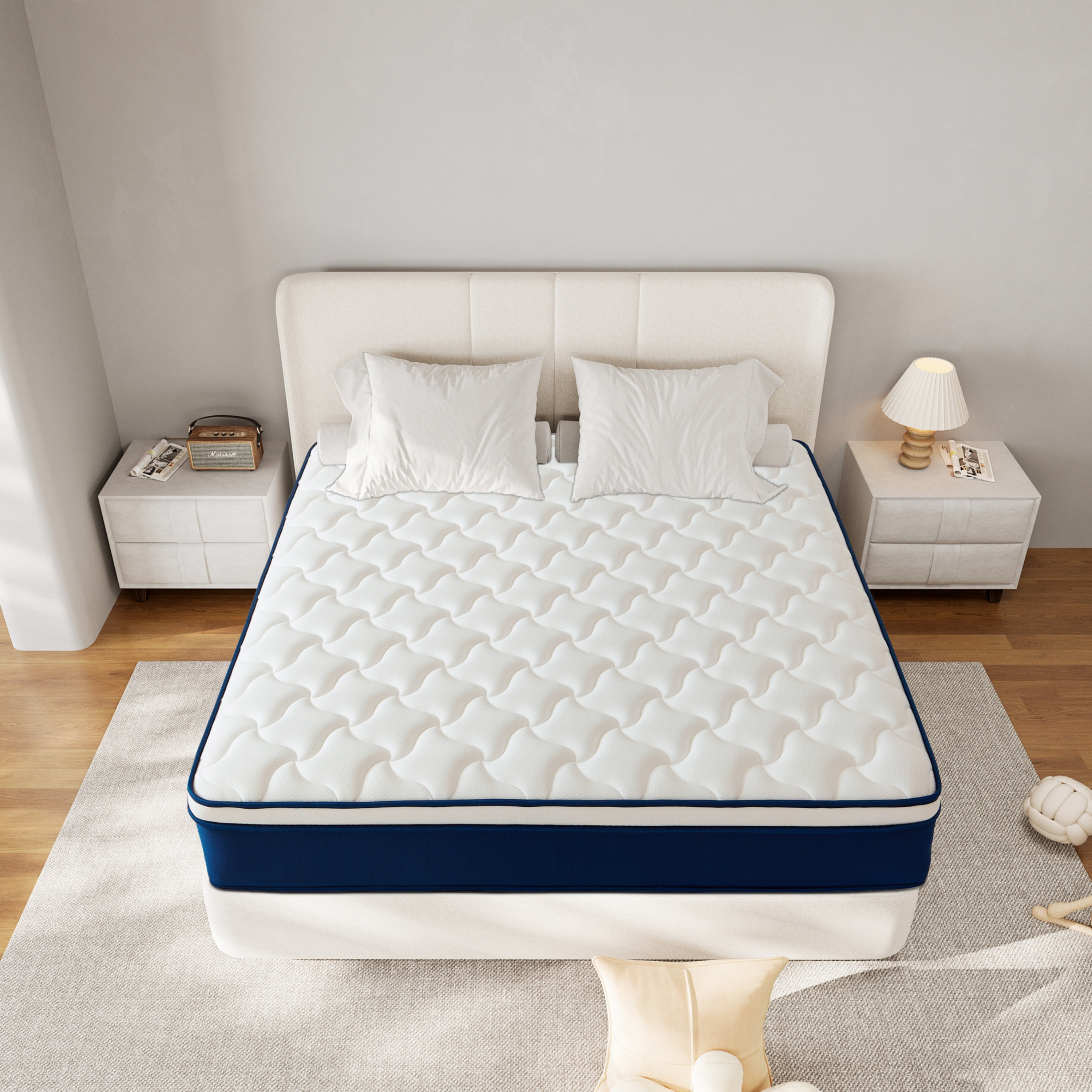 Alwyn Home Hybrid Mattress With Pocket Springs And Memory Cotton ...