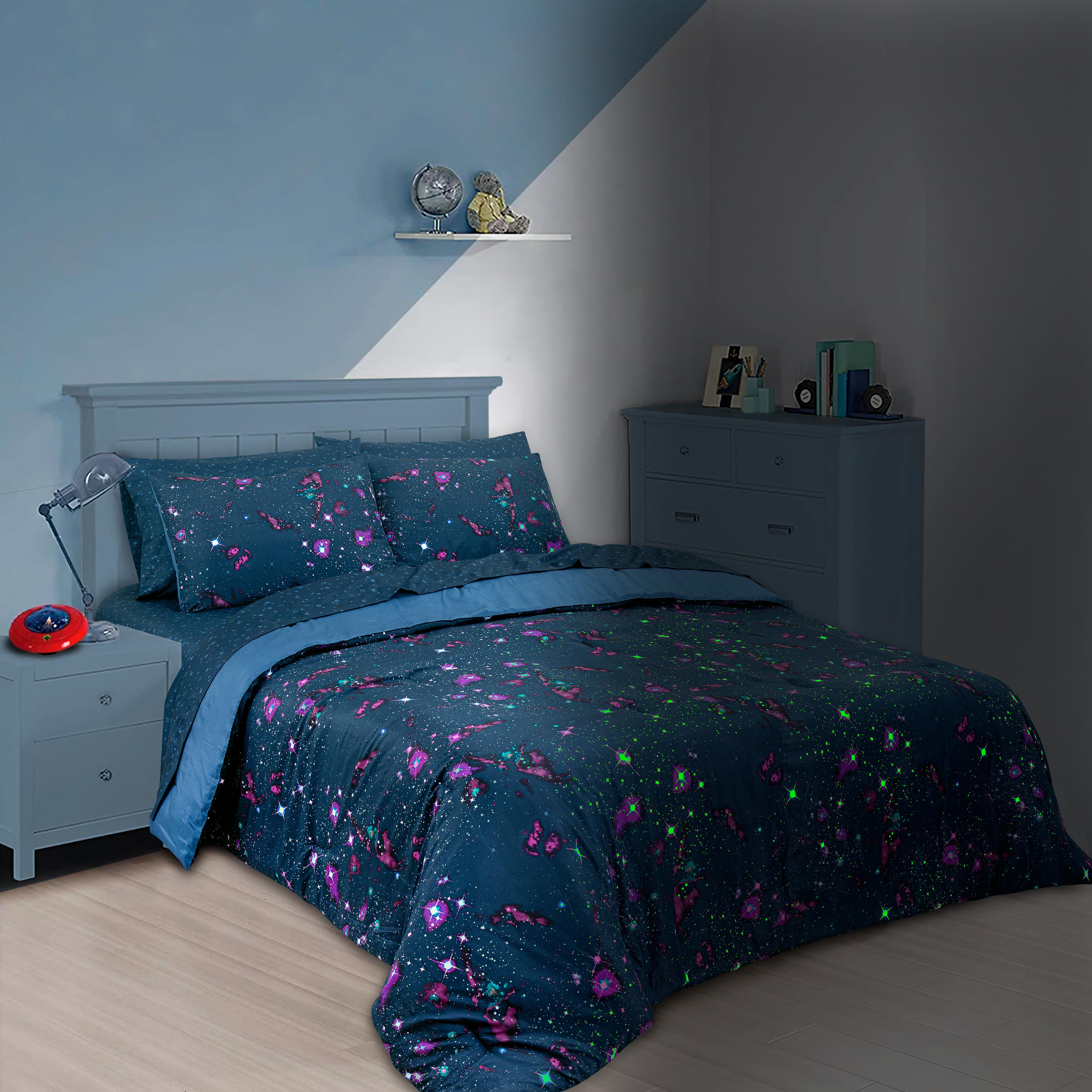 Royale Linens Lit dans un sac Kidz Mix Galaxy Glow et Commentaires ...