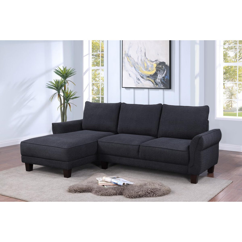 Latitude Run® Therasia Sectional Sofa with Left-Facing Chaise | Wayfair