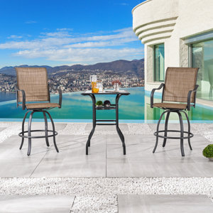 Bistro Two Person Patio Dining Sets You'll Love | Wayfair