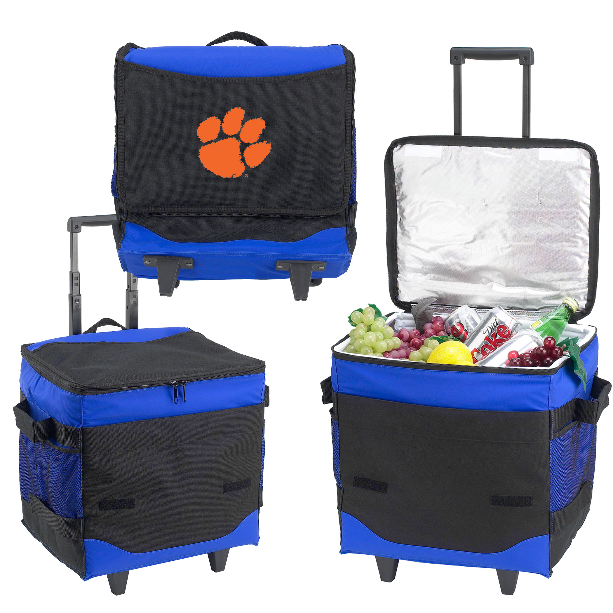 Latitude Run® NCAA Clemson Tigers 60 Can Collapsible Rolling Cooler ...