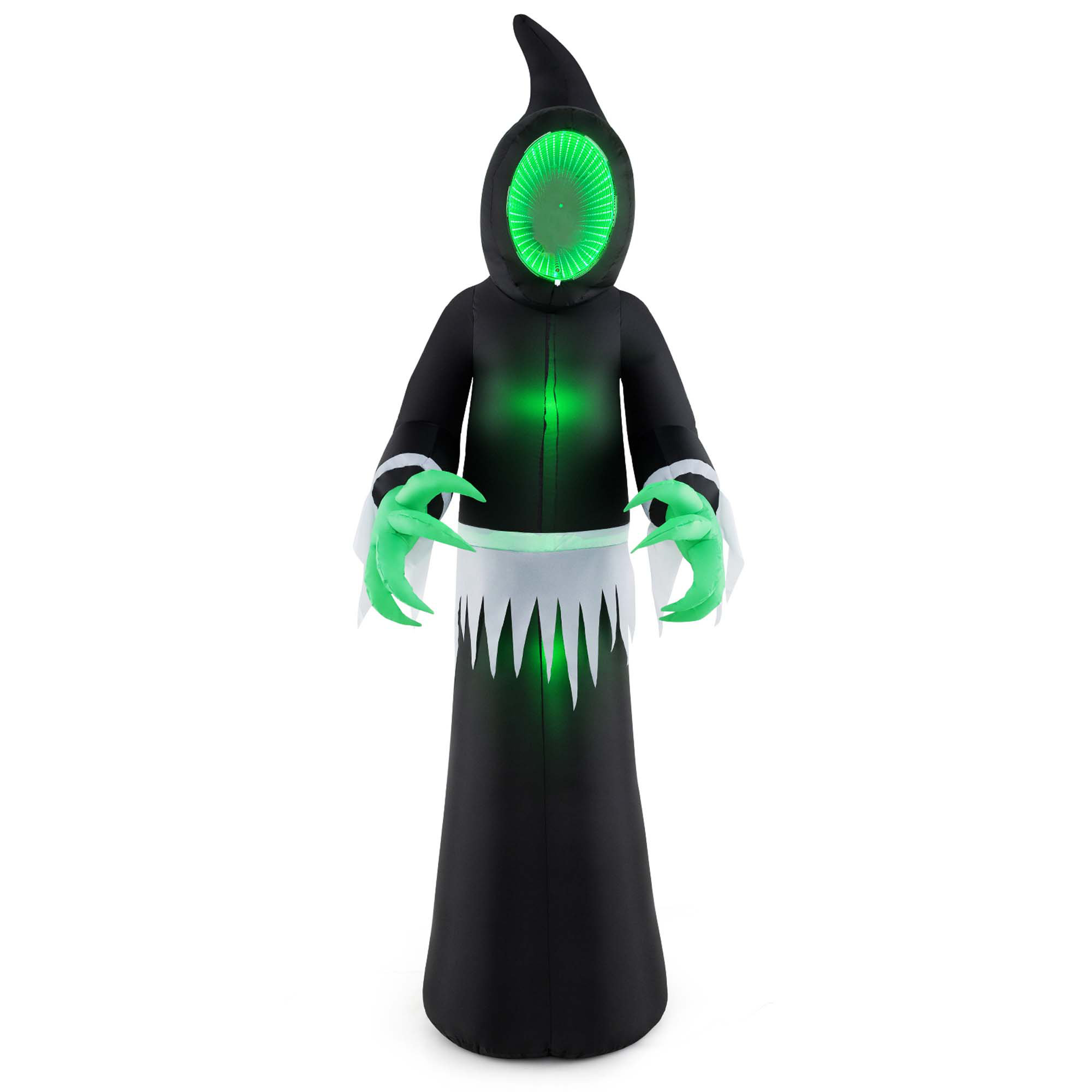 The Holiday Aisle® 8 Ft Giant Halloween Inflatable Ghost Blow Up Ghost ...