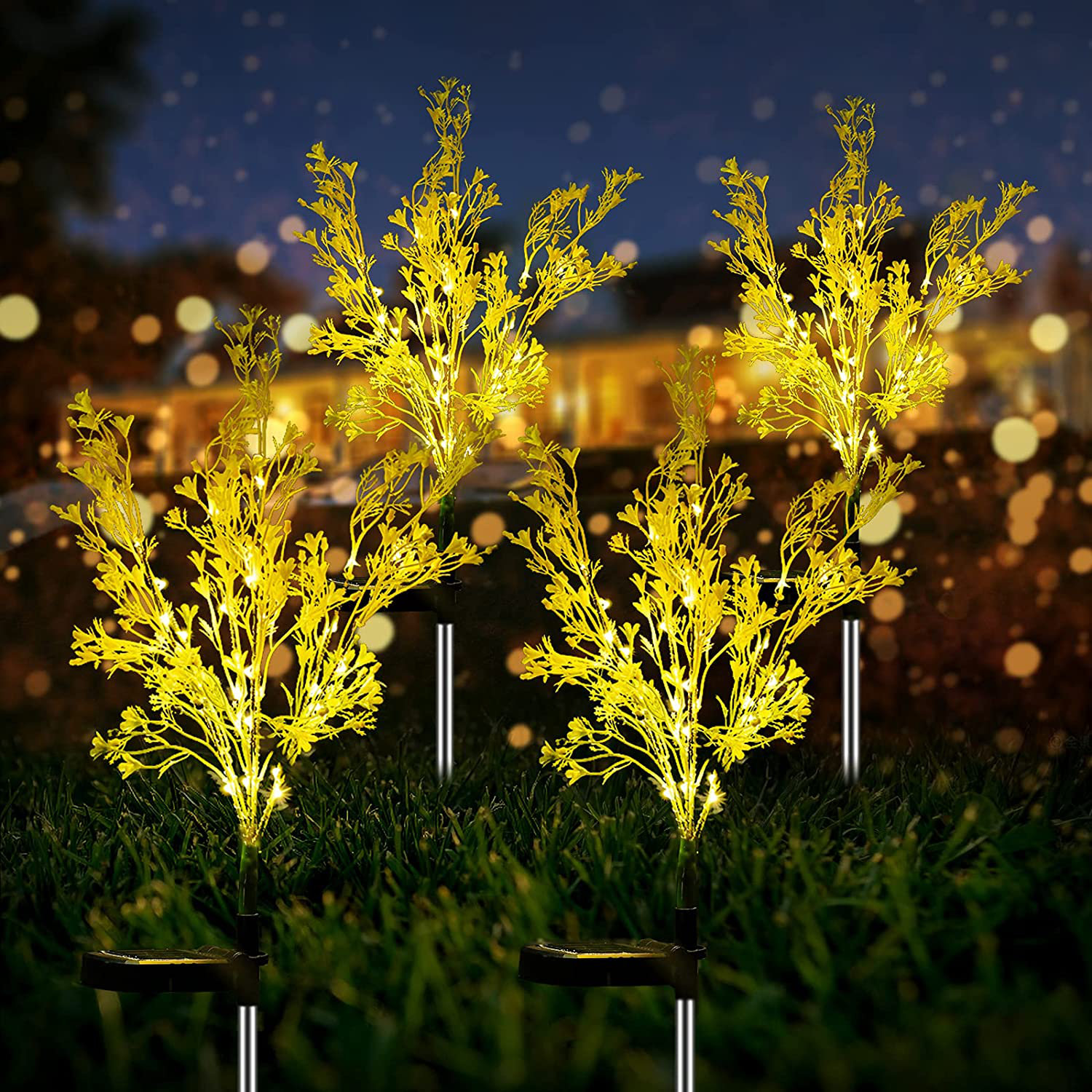 SolarEra LED Solar Flowers Lights Halloween Decorations Outdoor ...