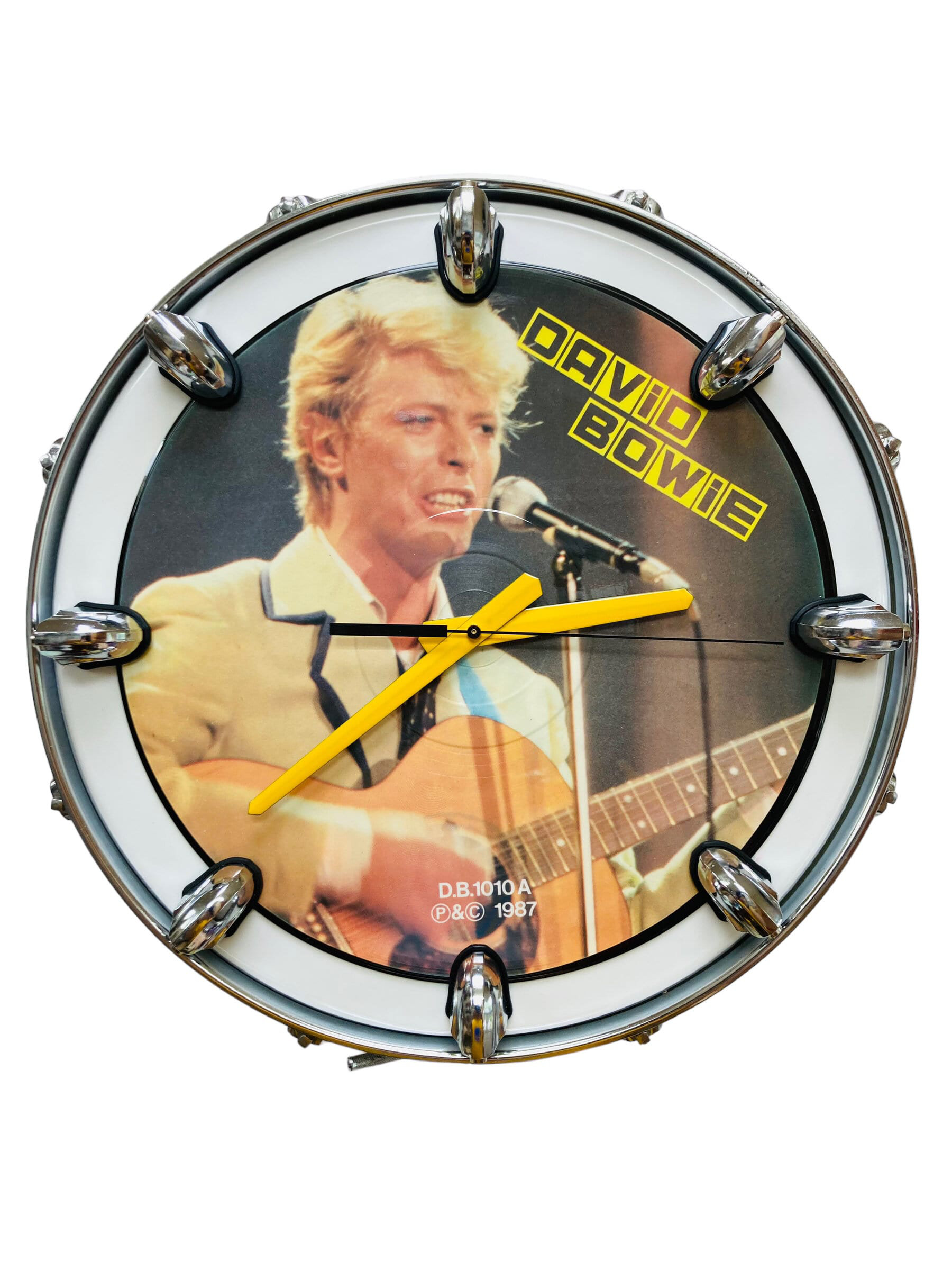 Rocking The Clock David Bowie Drum Wall Clock 14" with Picture Disc ...