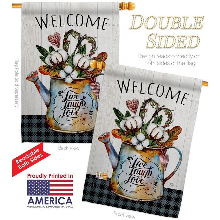 Breeze Decor Double Sided 40'' H x 28'' W Polyester House Flag | Wayfair