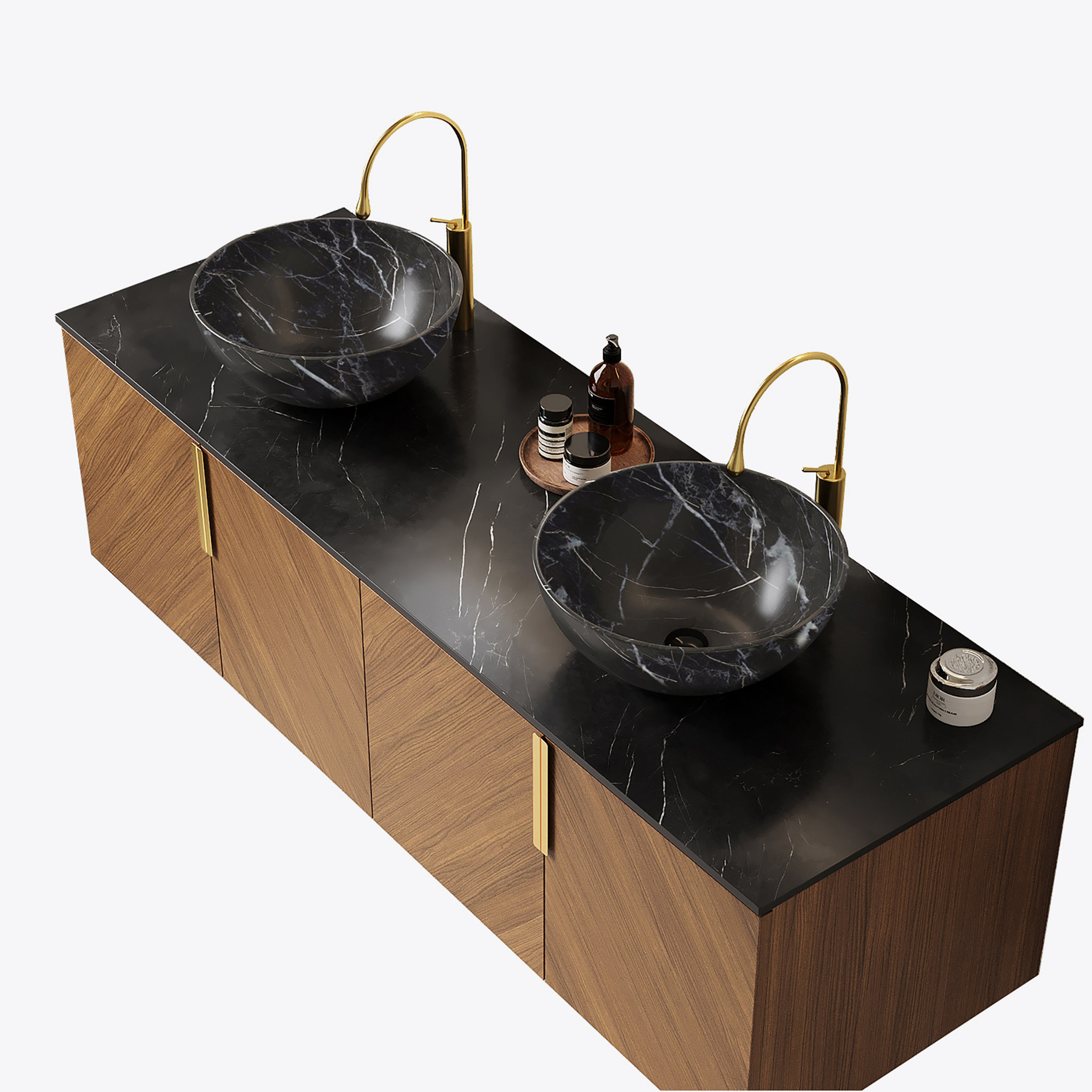 Latitude Run® 60" Bathroom Vanity with Sink, Modern Wall-Mounted ...