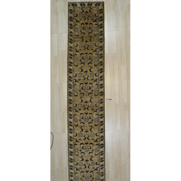 Eastern Rugs Stourbridge Hand-Knotted Wool Oriental Area Rug in Gold ...