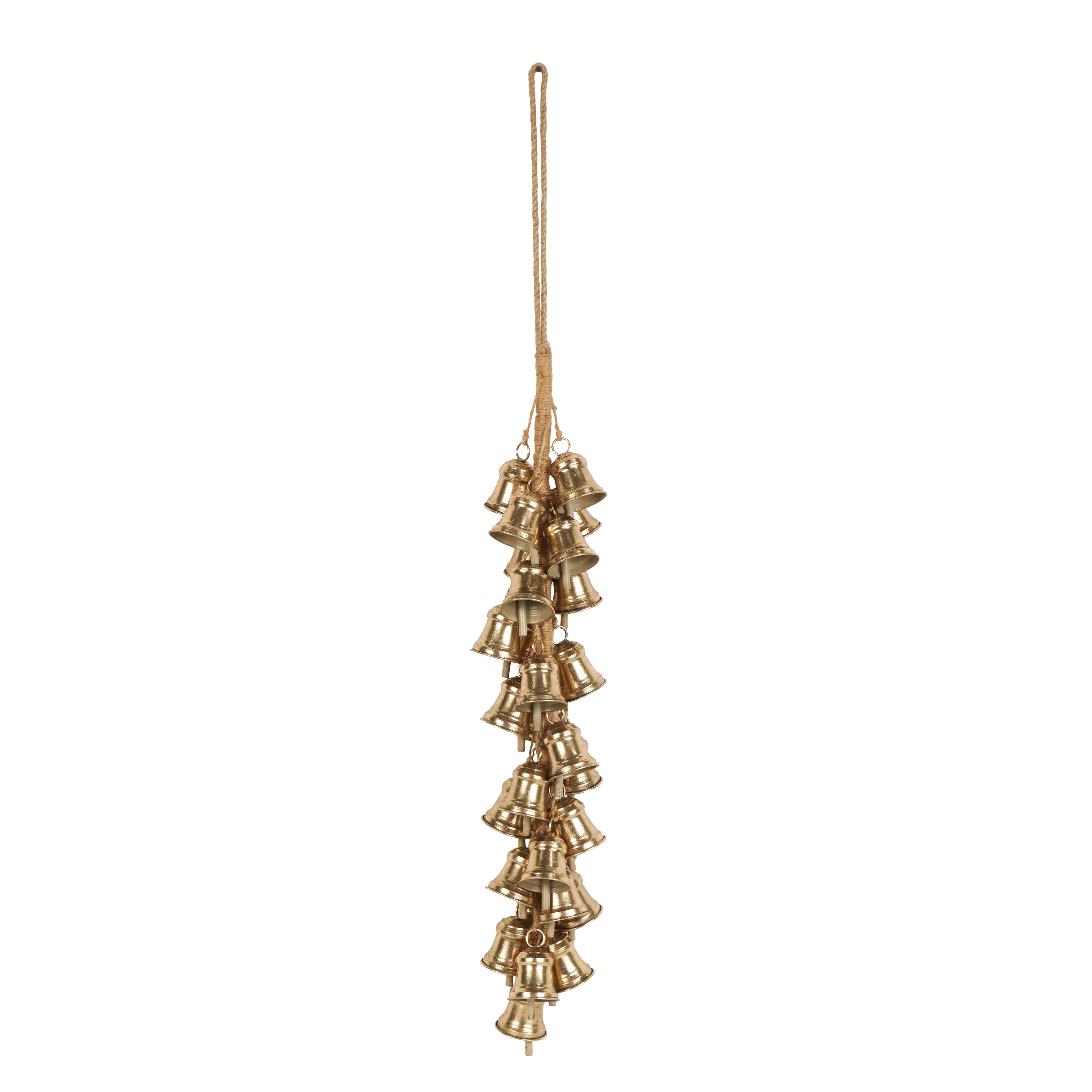 House of Hampton® Jodine Metal Long Cluster Indoor Outdoor Gold ...