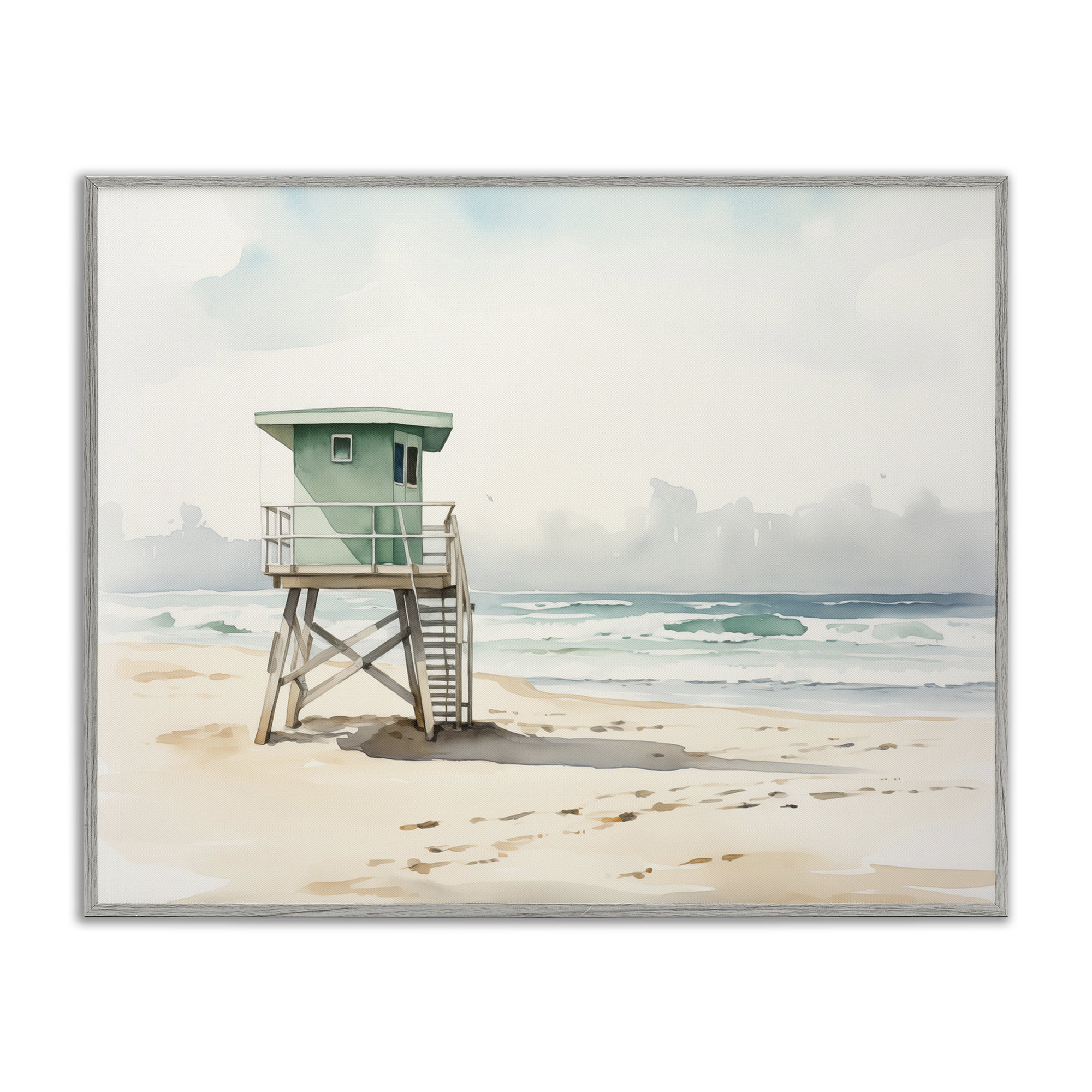 Highland Dunes Summer Lifeguard Stand Giclee Art by Arlington Prints ...