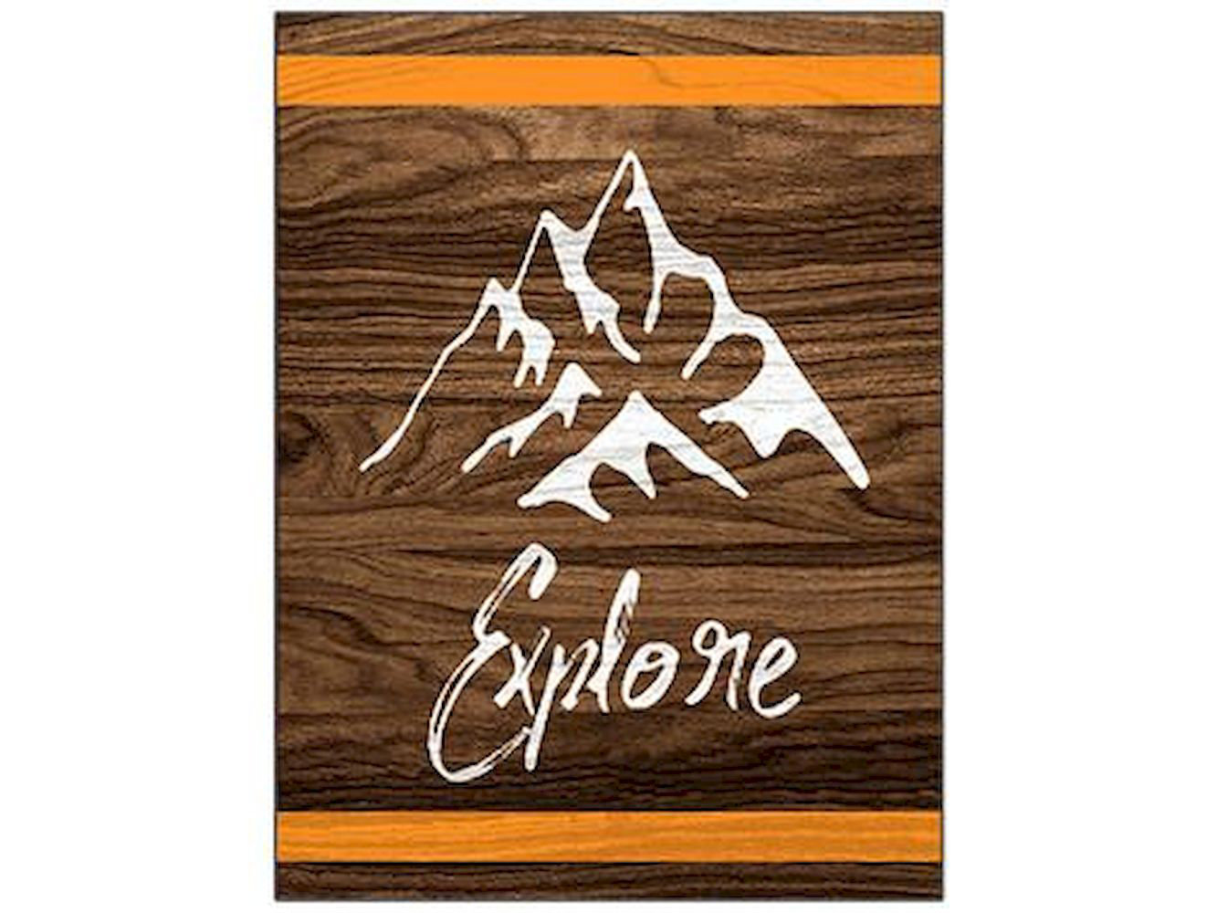 Millwood Pines Explore Wooden Sign Wall Décor | Wayfair