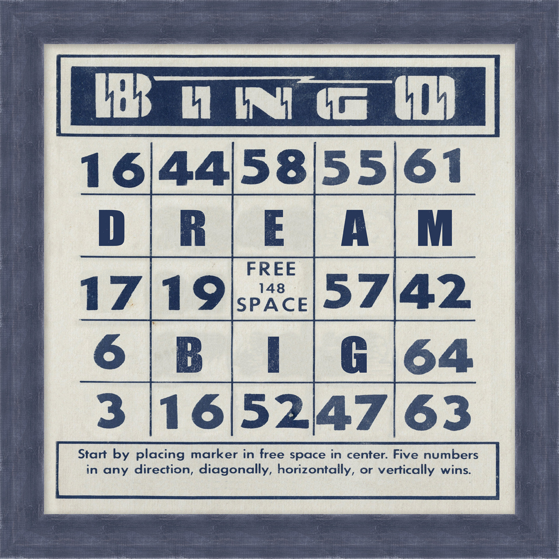 Wendover Art Group Bingo 3 - Picture Frame Textual Art on Paper | Wayfair