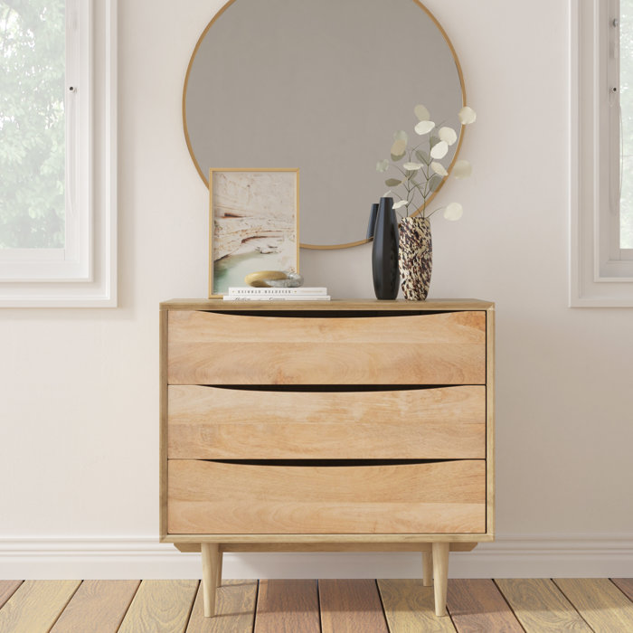 Union Rustic Katt 3 - Drawer Dresser & Reviews | Wayfair