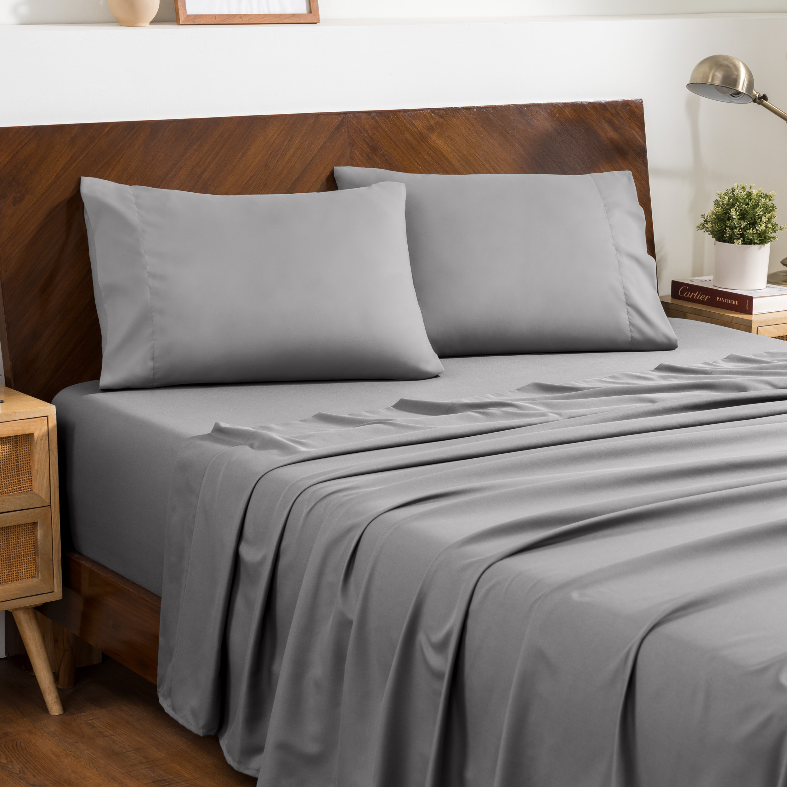 Bare Home Microfiber Sheet Set with Envelope Pillowcases | Wayfair