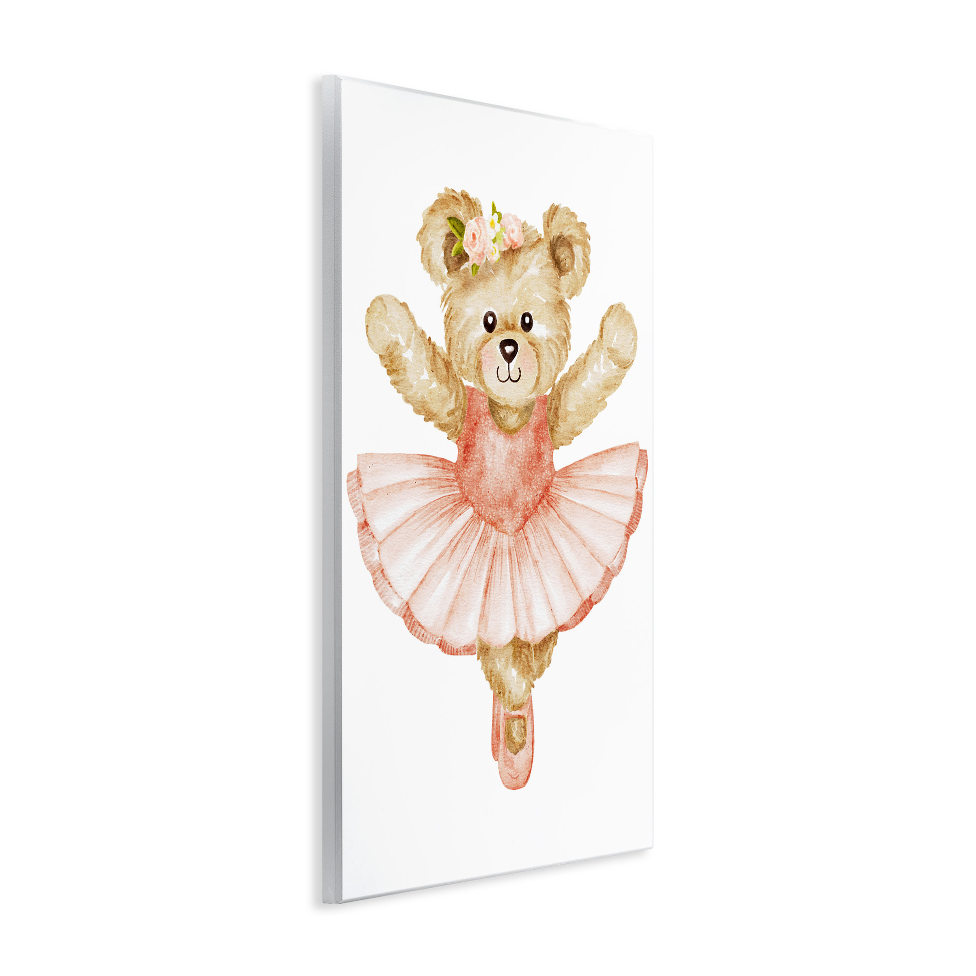 Ebern Designs Teddy Bear Ballet Tutu Wall Plaque, design by Amy Hall ...