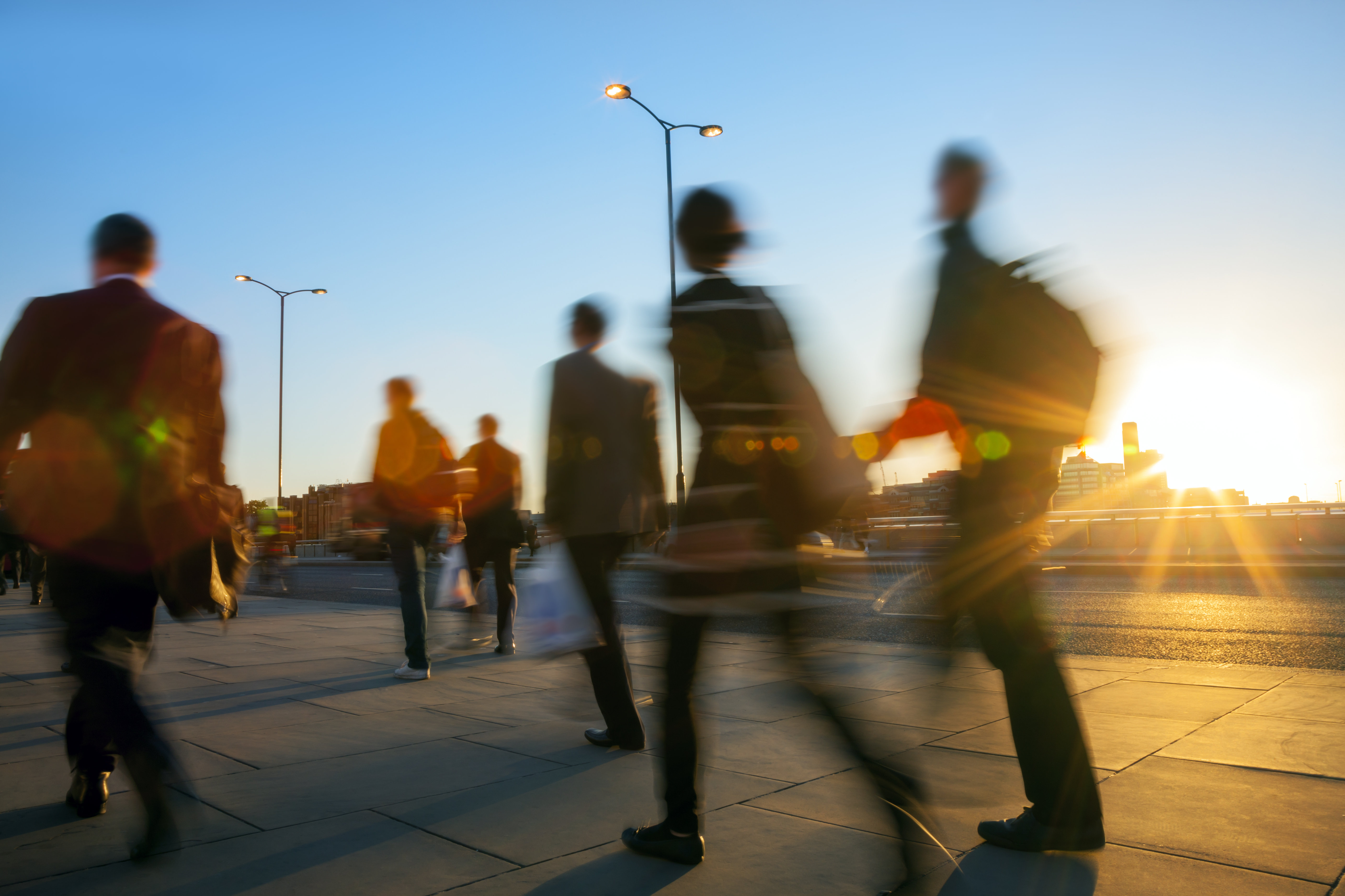 Ebern Designs Blurred Business Commuters by Bim | Wayfair
