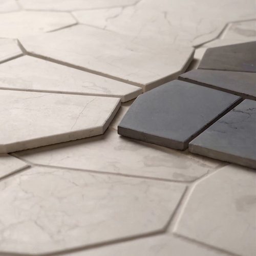 Bond Tile Picturesque Landscape 11.81'' W x 19.68'' L Natural Stone ...