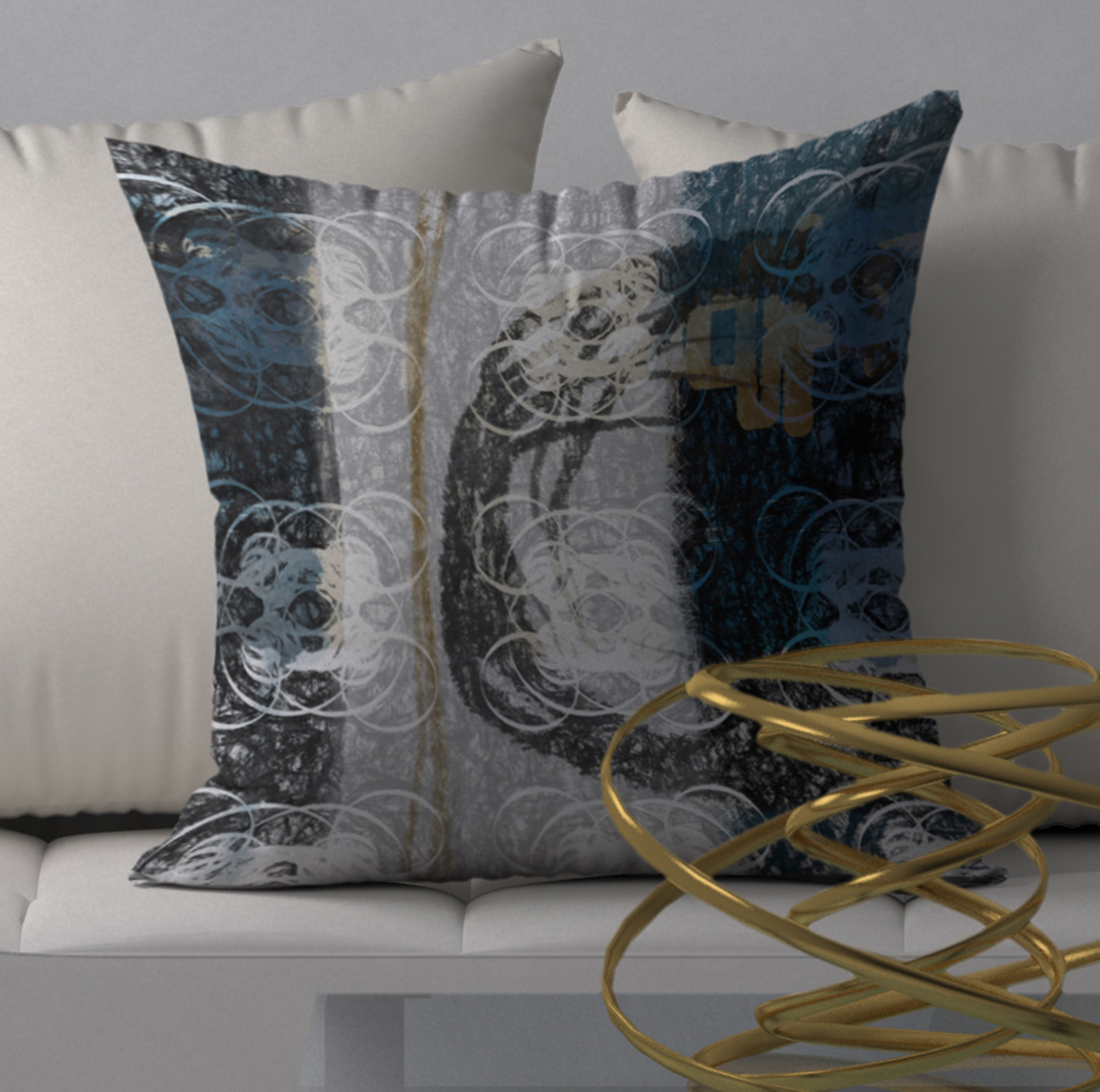LeRoi Products Speed Happy Square Pillow Cover & Insert | Wayfair
