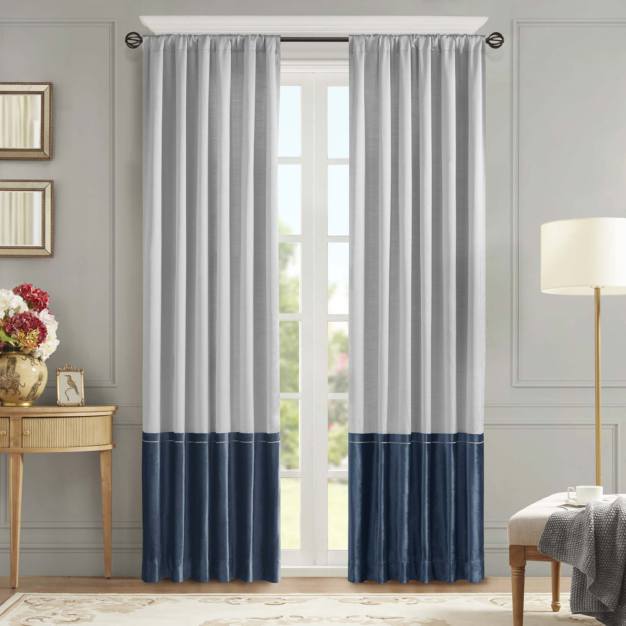 Lark Manor™ Invertible Curtain Panel (Only 1 Pc Panel) | Wayfair