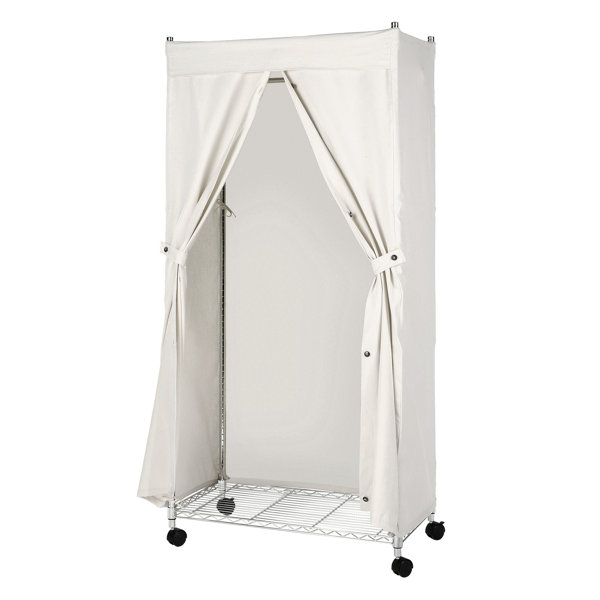 Rebrilliant 36" W Garment Rack Cover & Reviews | Wayfair